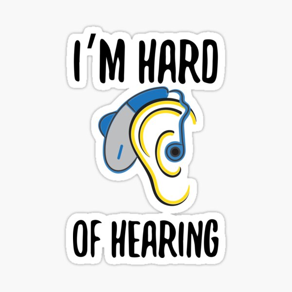 Emblem For The Hearing Impaired 1 Stickers | Redbubble