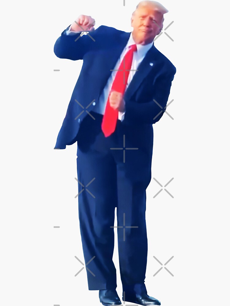 "Donald Trump Dancing Dance Moves 2020 Rally MAGA " Sticker for Sale by ...