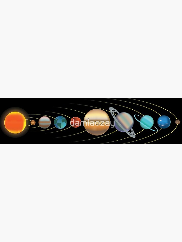 "solar system planets realistic" Art Print for Sale by damlaozay ...
