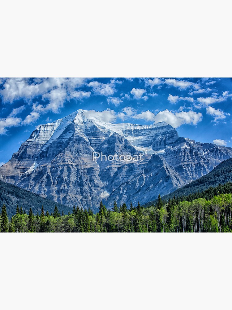 "Mount Robson" Sticker for Sale by Photopat | Redbubble