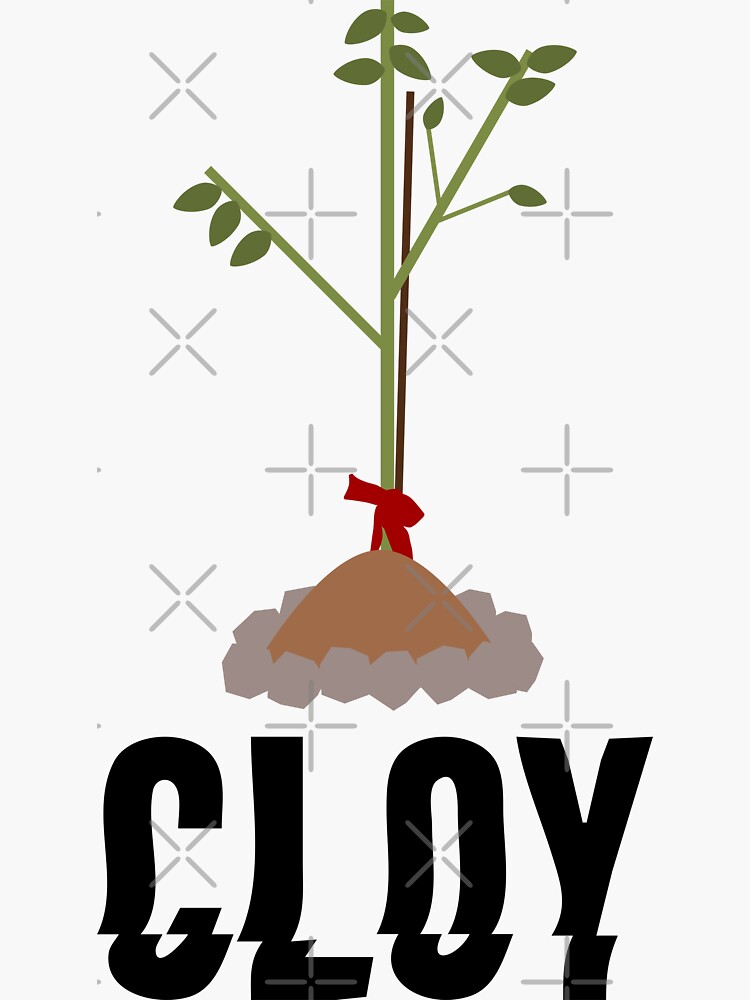 "CLOY - Crash Landing On You - Plant" Sticker by AJ-DesignCo | Redbubble