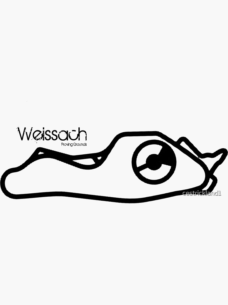 "Porsche Weissach Track" Sticker for Sale by cestrickland1 | Redbubble