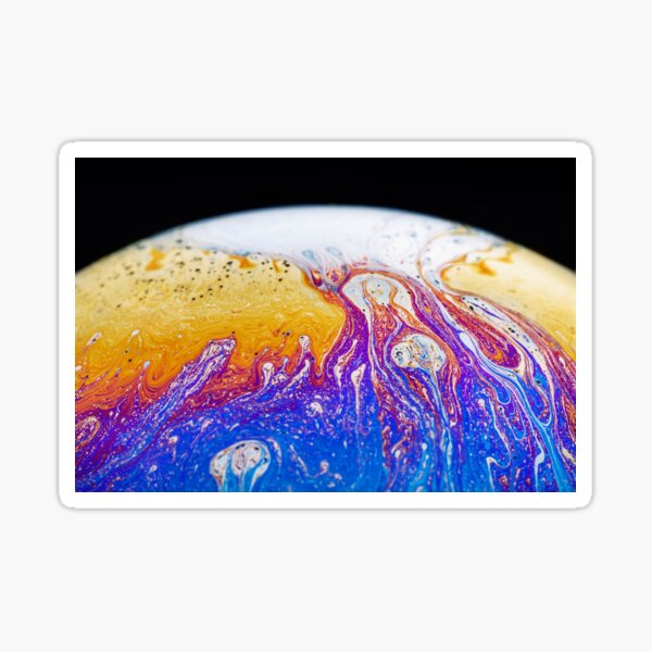 "Soap Bubble Close Up" Sticker for Sale by philippemx | Redbubble