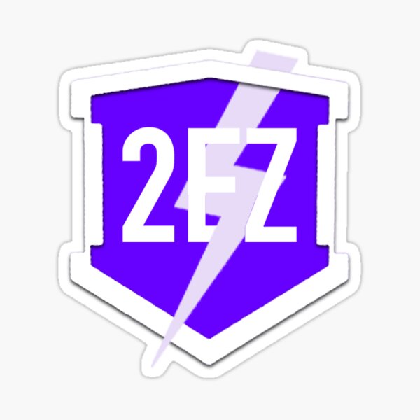 "2EZ Sheild Logo" Sticker by ADLPhoto | Redbubble
