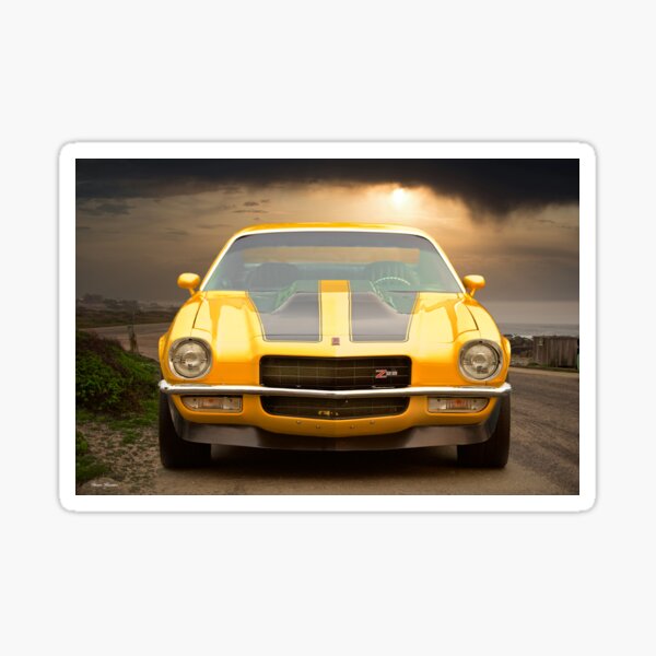 "1973 Chevrolet Camaro Z28" Sticker for Sale by DaveKoontz | Redbubble