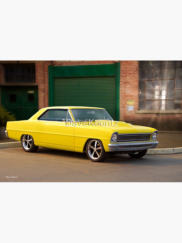 "1966 Chevrolet Nova II" Sticker for Sale by DaveKoontz | Redbubble