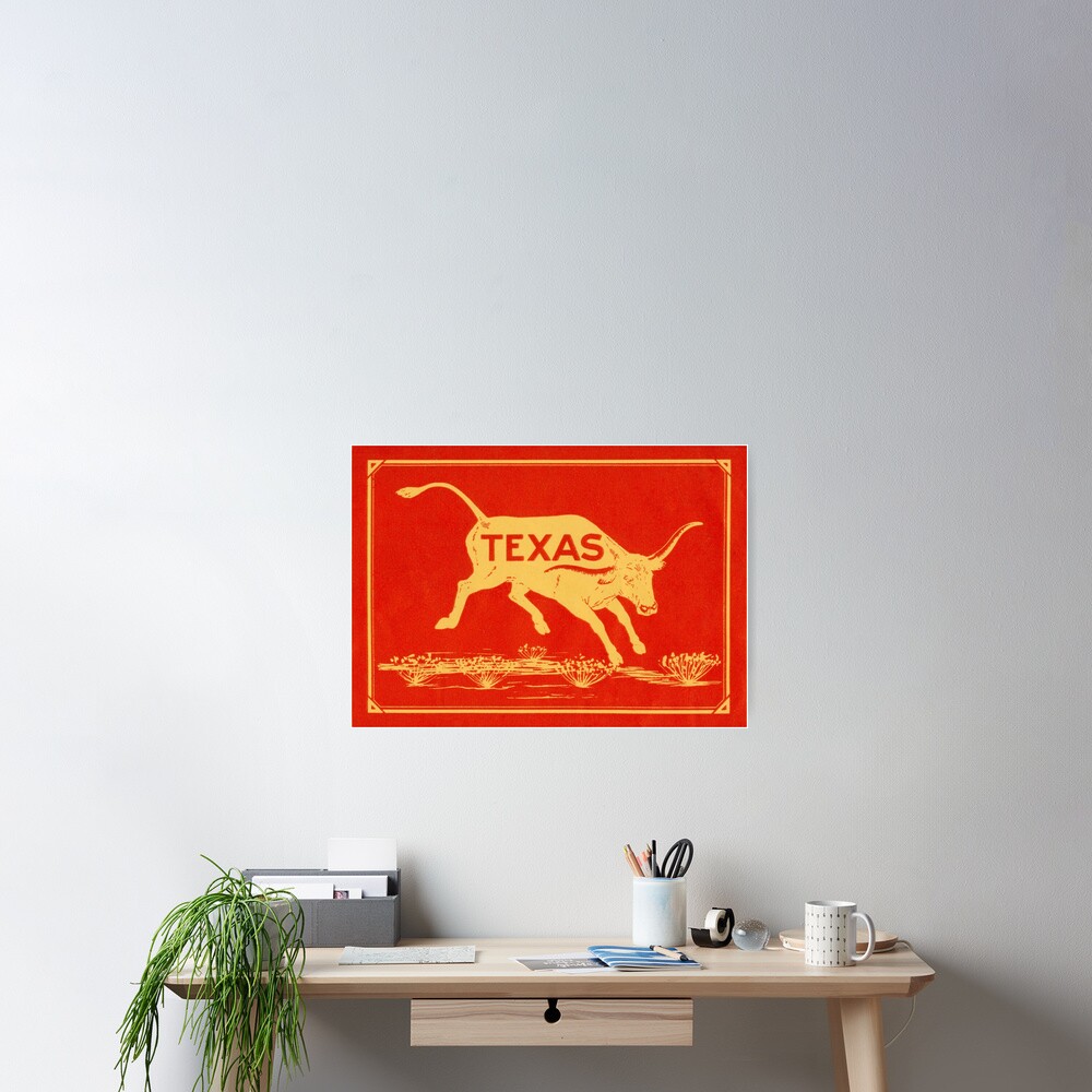 "1940's Texas Steer" Poster for Sale by historicimage | Redbubble