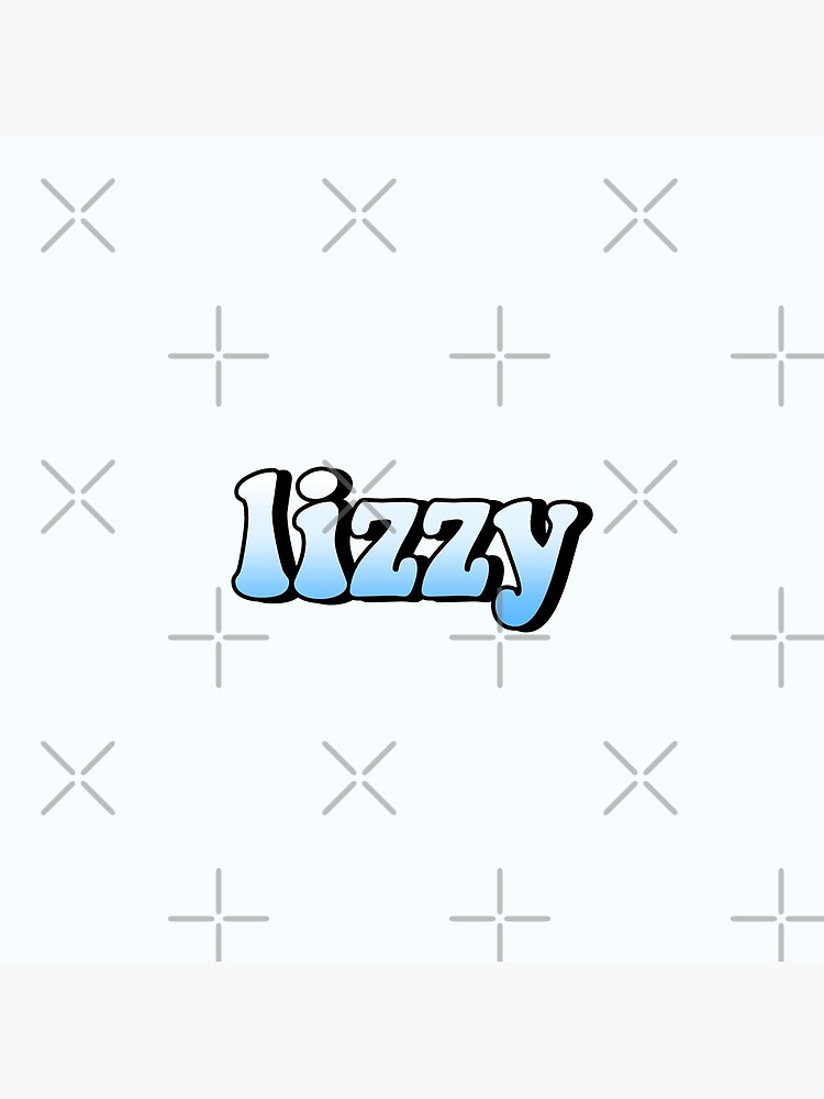 "aesthetic pastel blue gradient lizzy name" Poster by STAR10008 | Redbubble