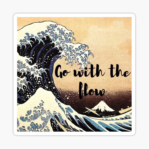 "Aesthetic wave sticker" Sticker by Brianna-Burrell | Redbubble