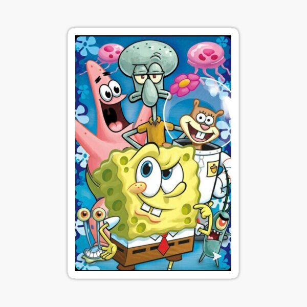 "spongebob squarepants" Sticker for Sale by AlhamAr | Redbubble