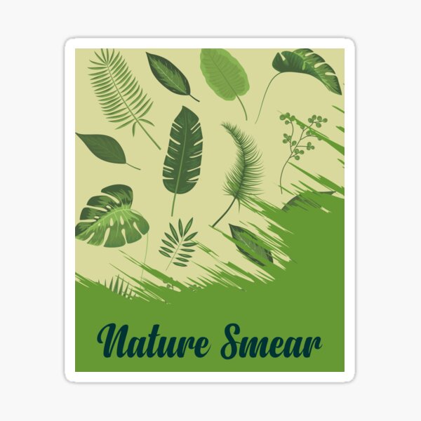 "Tropical smear" Sticker by ImagingPOD | Redbubble