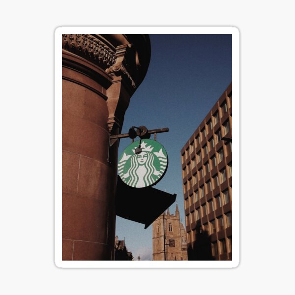 "Starb's on the corner, aesthetic " Sticker by boogara | Redbubble