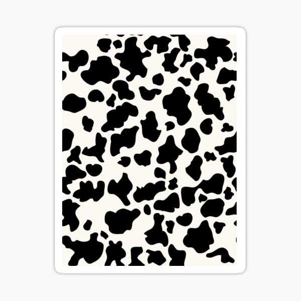 "Cow Print" Sticker for Sale by misskris766 | Redbubble