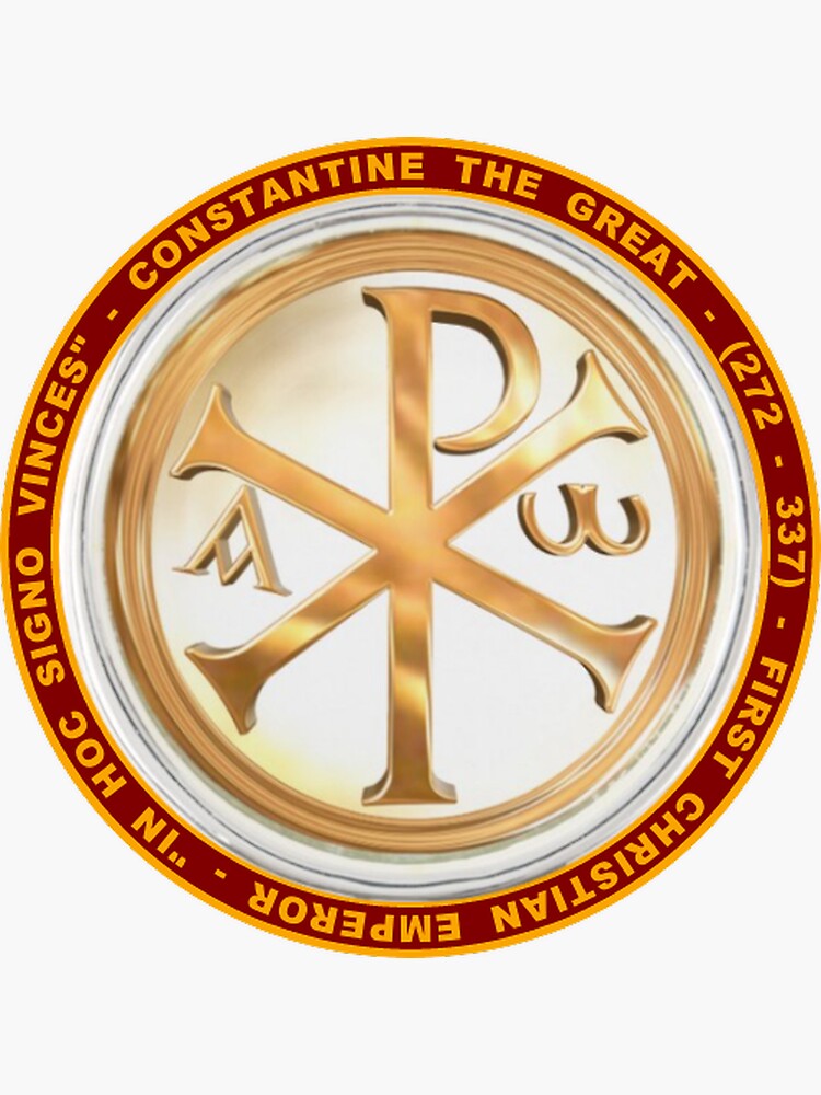 "Constantine The Great Roman Emperor Symbol" Sticker for Sale by ...