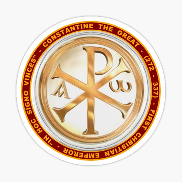 "Constantine The Great Roman Emperor Symbol" Sticker for Sale by ...