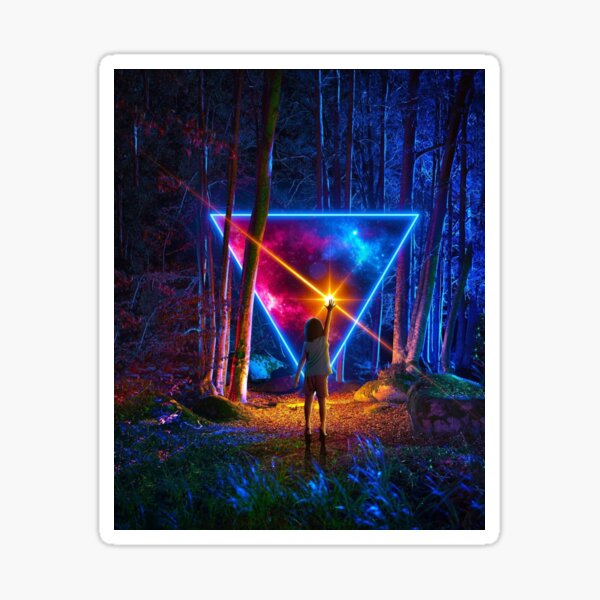 "Cosmic" Sticker by WoodGallery | Redbubble