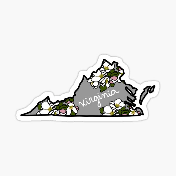 "Virginia State Flower" Sticker for Sale by mirandawright10 | Redbubble