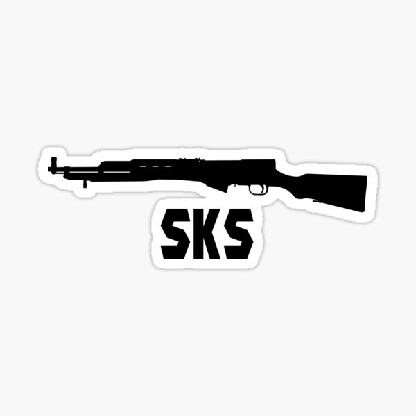 "SKS (Black)" Sticker by ArmaBStore | Redbubble