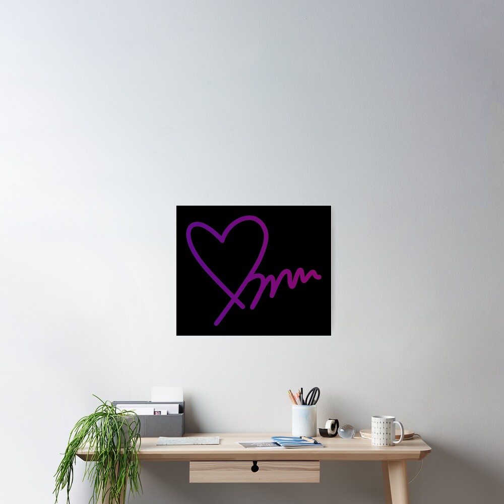 "GIDLE MINNIE SIGNATURE" Poster for Sale by velvetmoonlab | Redbubble