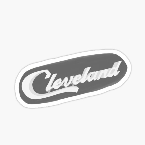 "Cleveland Sign Design" Sticker by heyvictyhey | Redbubble