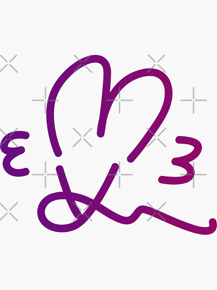 "GIDLE MIYEON SIGNATURE" Sticker for Sale by velvetmoonlab | Redbubble