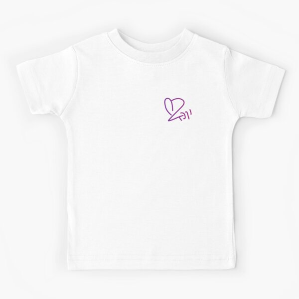 "GIDLE YUQI SIGNATURE" Kids T-Shirt by velvetmoonlab | Redbubble