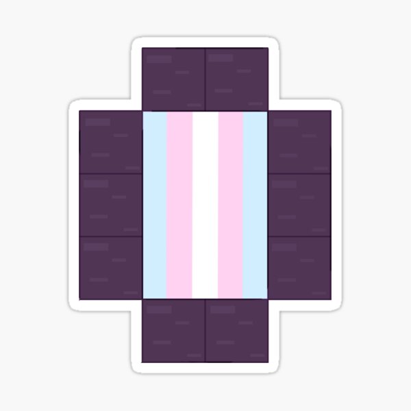 "Transgender Pride Correct Nether Portal" Sticker by Kristoaster ...