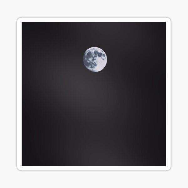 "Full Moon" Sticker for Sale by FintanTrimble | Redbubble