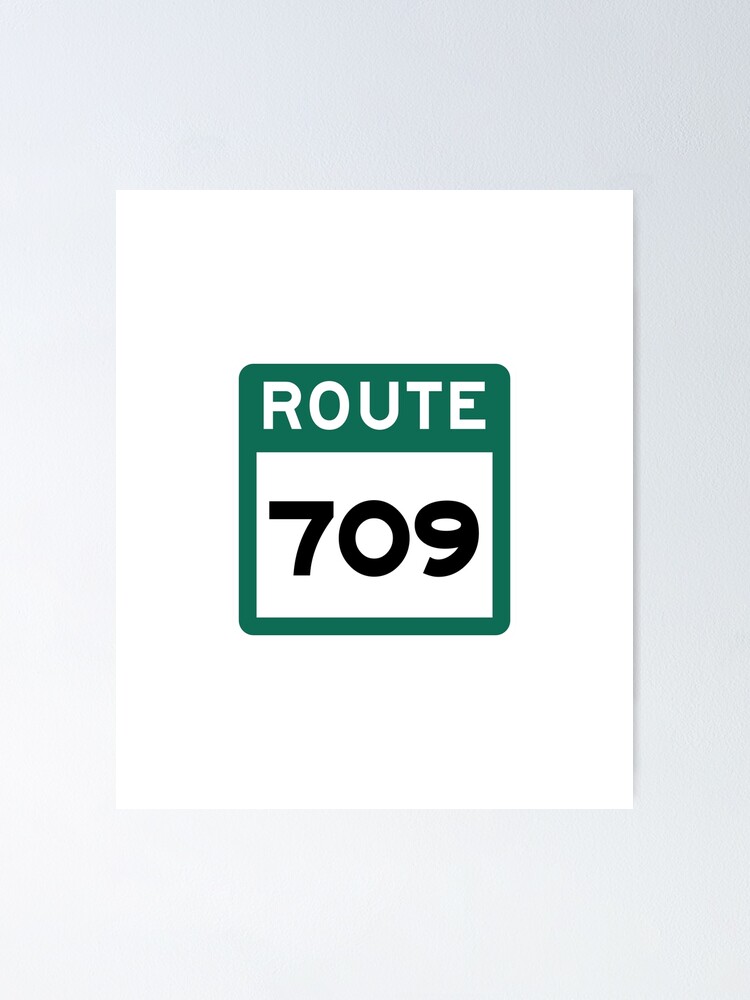 "Newfoundland and Labrador Highway 709 (Area Code 709)" Poster by SRnAC ...