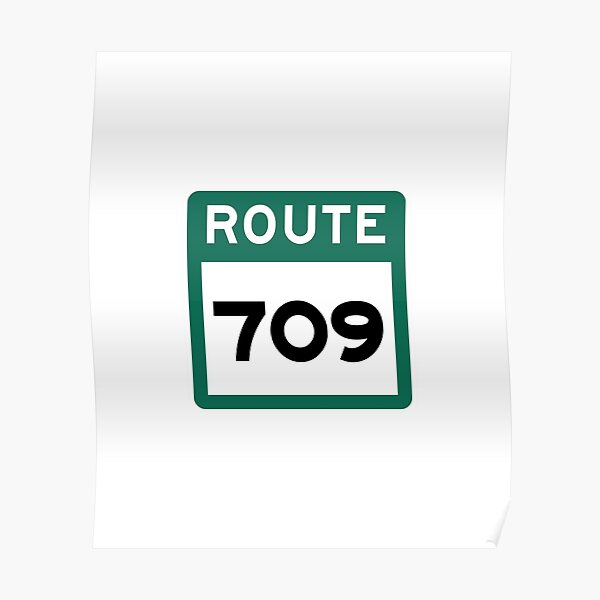 "Newfoundland and Labrador Highway 709 (Area Code 709)" Poster by SRnAC ...