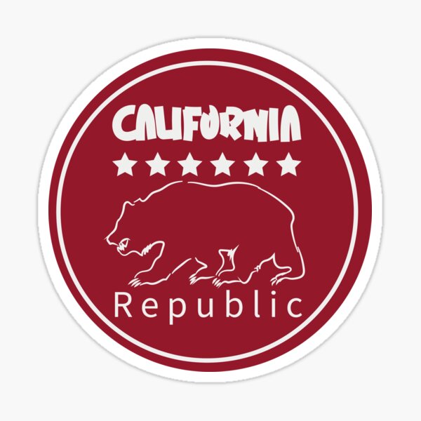 "California Republic" Sticker for Sale by zehed | Redbubble