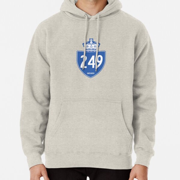 Ontario Provincial Highway 249 Area Code 249 Pullover Hoodie By ontario-provincial-highway-249-area-code-249-pullover-hoodie-by