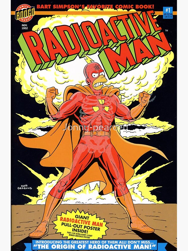"Radioactive man Comic cover- x-ray" Sticker for Sale by Jonny-pearcey ...