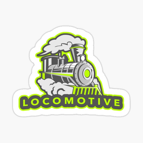 "LocoMotive" Sticker for Sale by FunPrint | Redbubble