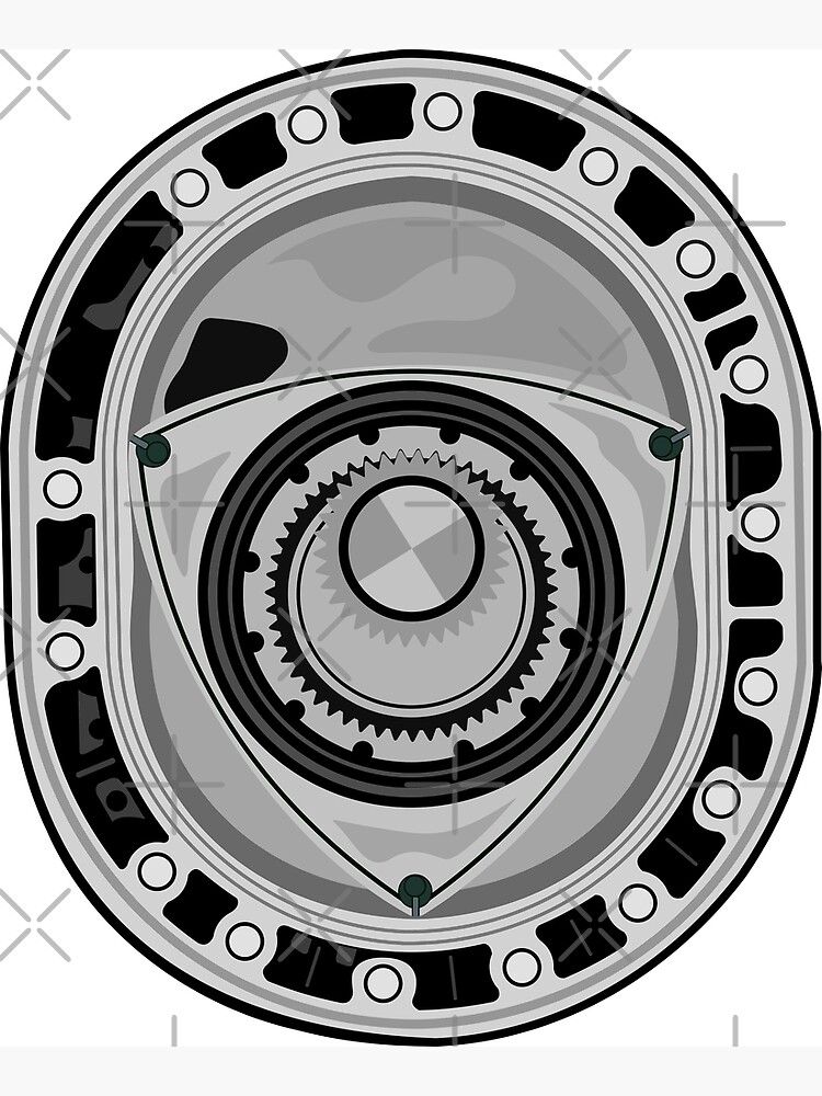 Impression photo « Moteur à rotor 13B REW », par shakotan | Redbubble