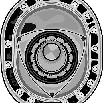 "13B REW Rotor Engine" Sticker for Sale by shakotan | Redbubble