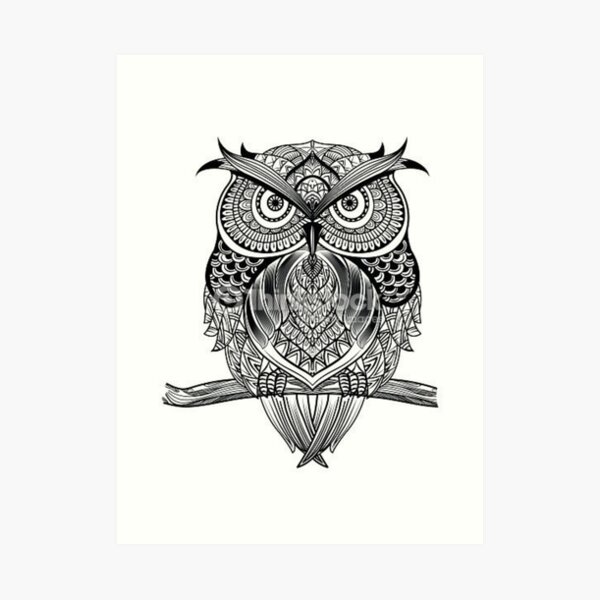 "The Owl House - Tattoo Owl." Art Print for Sale by Abdulazizalsaih ...