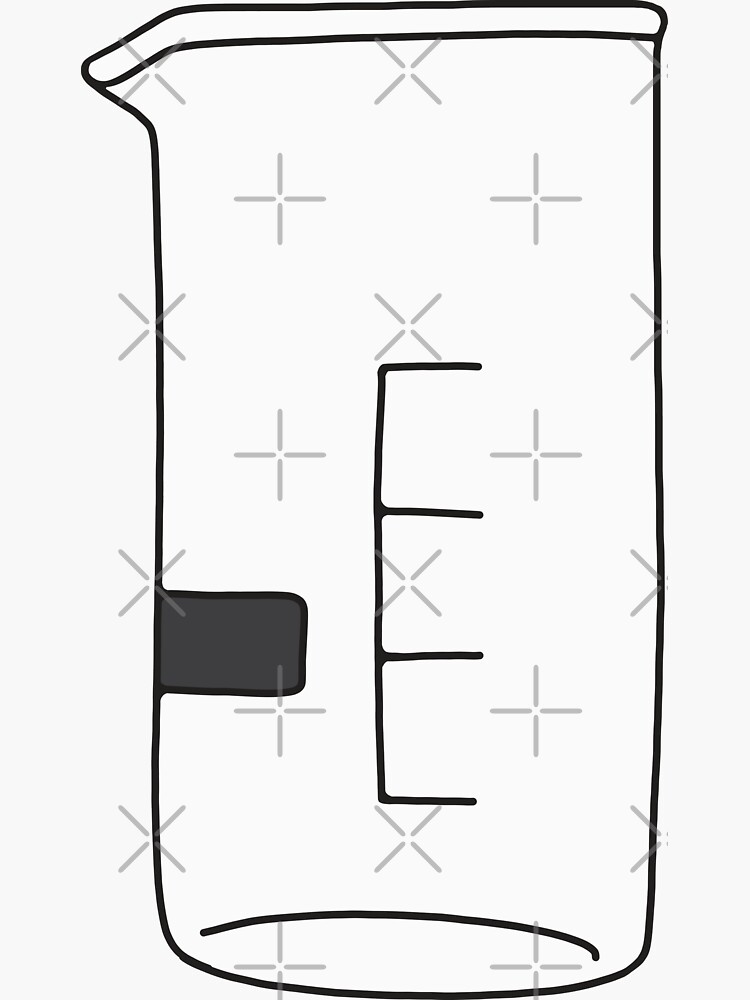 "Science Beaker" Sticker for Sale by murialbezanson | Redbubble