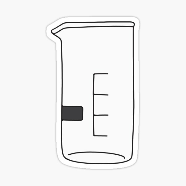 "Science Beaker" Sticker for Sale by murialbezanson | Redbubble