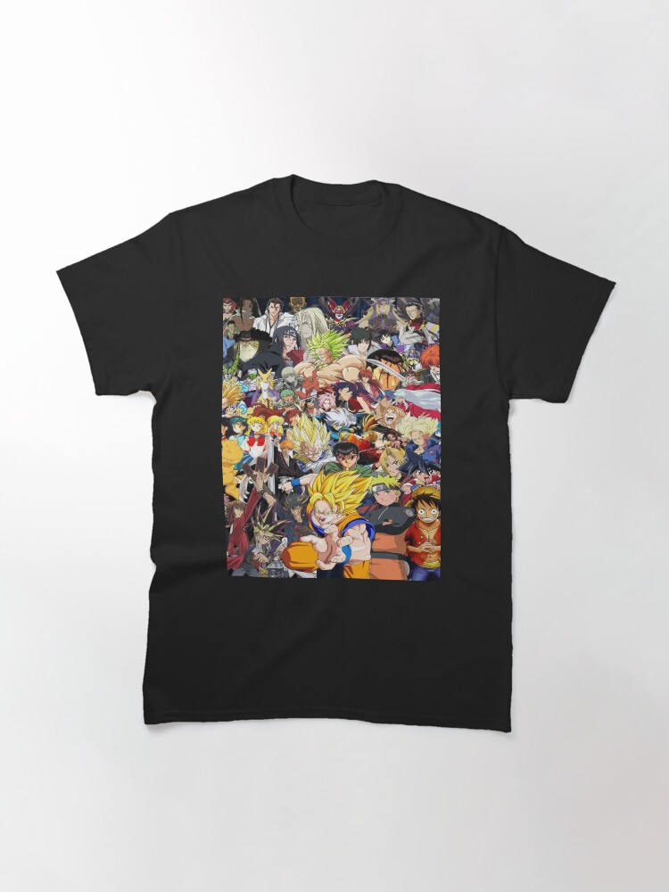 "all anime characters" Classic T-Shirt by Mohamed Amine El Azrak ...