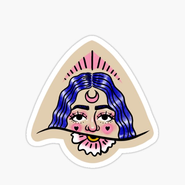 "Lila" Sticker by Mklk-doodles | Redbubble