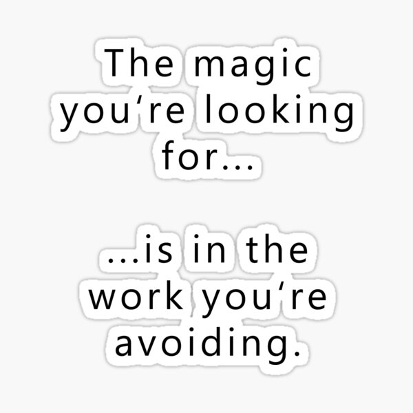 "Stop putting off work!" Sticker for Sale by MarceloRohn12 | Redbubble