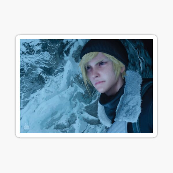 "FFXV: Episode Prompto Painting" Sticker by BubbleGumBeeArt | Redbubble