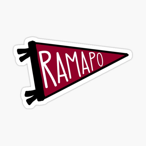 "Ramapo College Pennant" Sticker for Sale by lee-peee | Redbubble