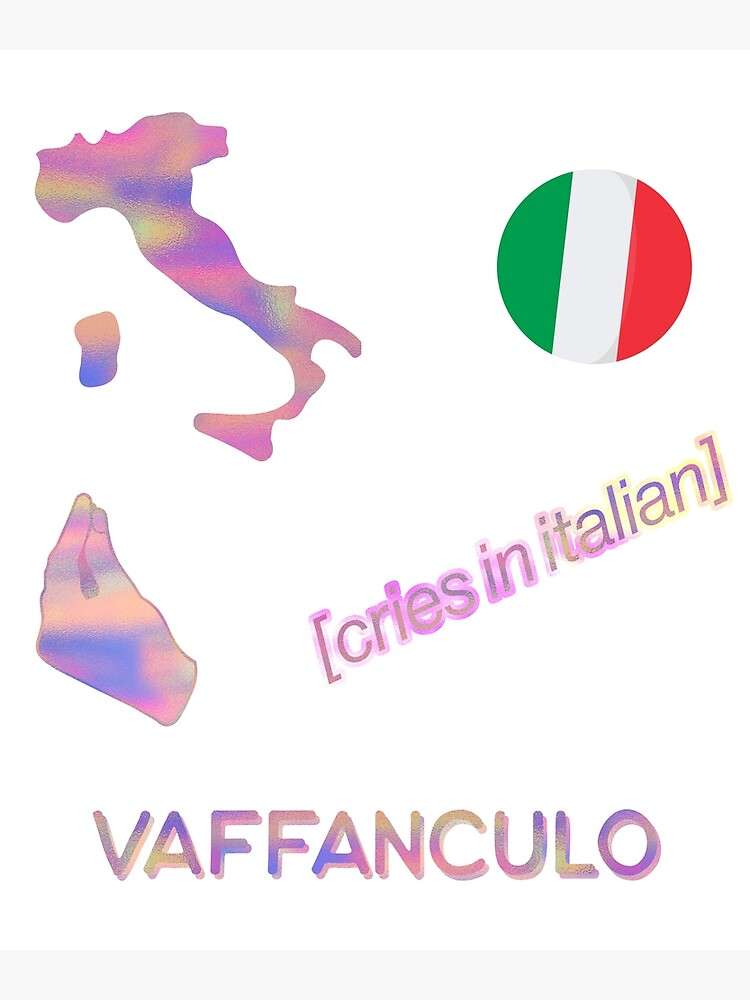 "holographic texture italian italy pack" Poster for Sale by ...