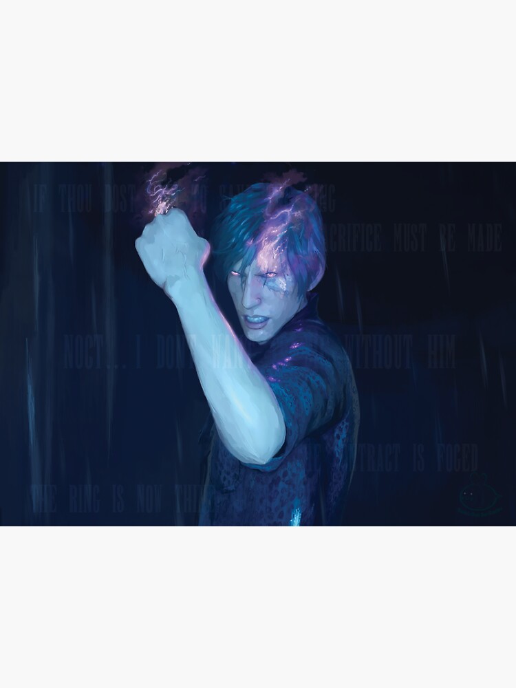 "FFXV Episode Ignis Painting" Sticker by BubbleGumBeeArt | Redbubble