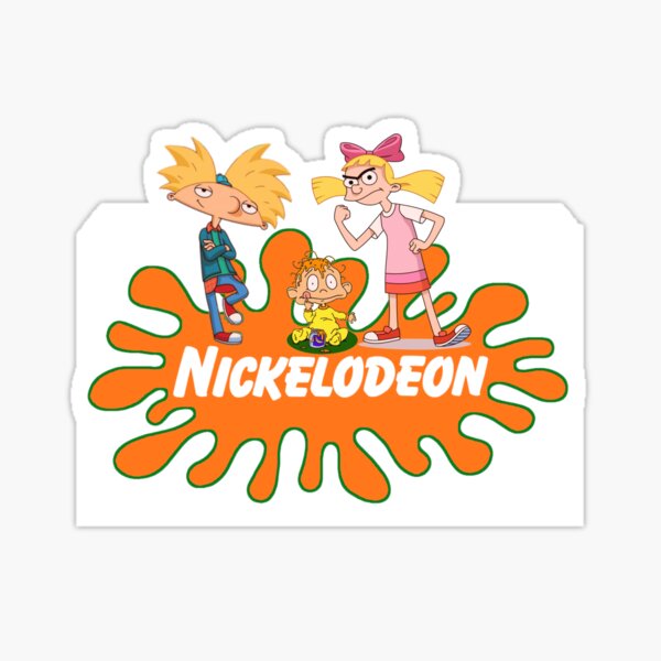 Retro Nickelodeon Logo Stickers | Redbubble