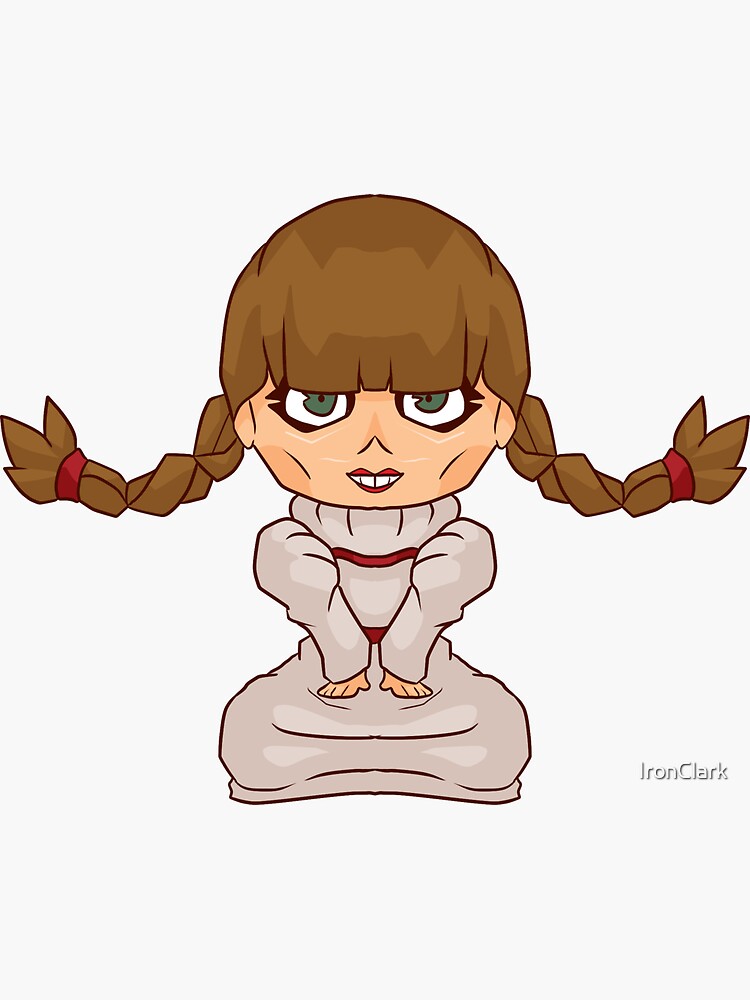 Annabelle Doll Sticker, Halloween Sticker sold by Blazer Mid | SKU ...