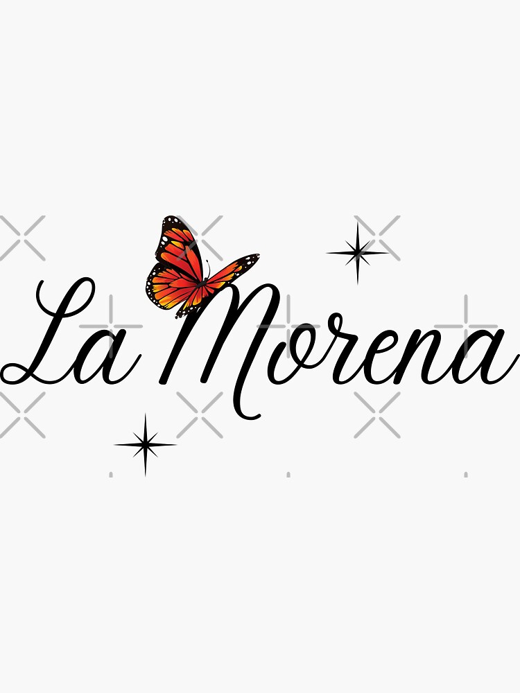 "La Morena" Sticker for Sale by Chicanastylez | Redbubble