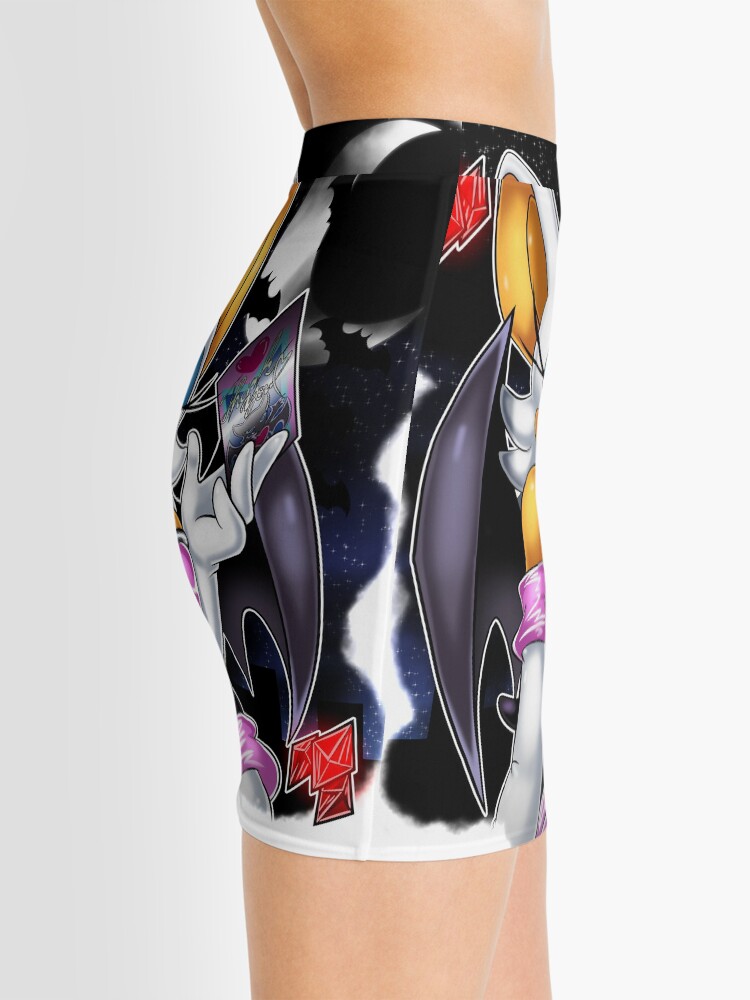 Rouge The Bat Mini Skirt For Sale By Omegasunburst Redbubble